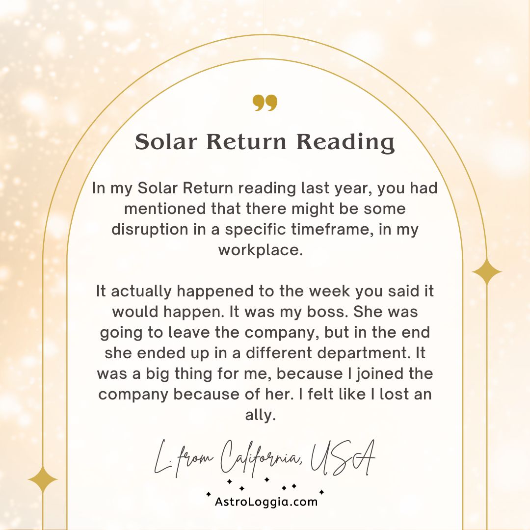 Live Solar Return (Birthday) Reading – AstroLoggia